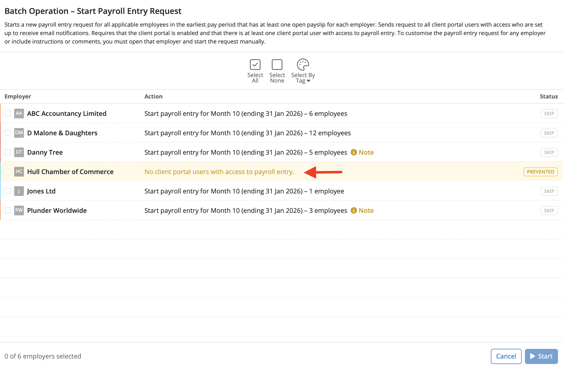Batch Operation for Payroll Entry Requests - Bureau Guidance – BrightPay UK