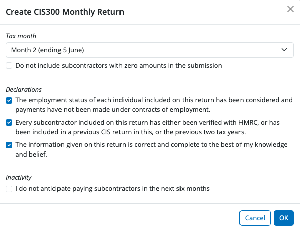 CIS300 Monthly Return – BrightCIS